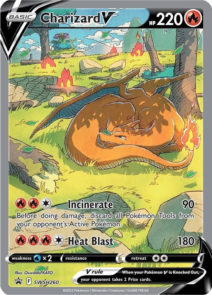 Charizard V - SWSH260 Sword & Shield Promo Cards | PokeStash NZ – Poke ...