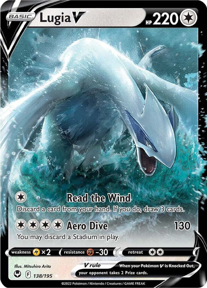 Lugia V Silver Tempest 138/195 | PokeStash NZ – Poke Stash